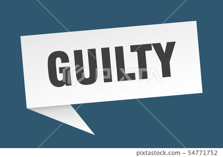 guilty - Stock Illustration [54771752] - PIXTA