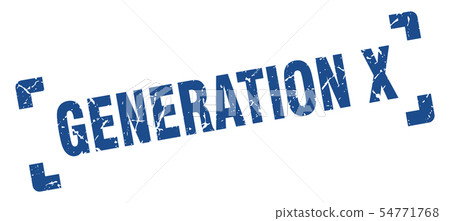 generation x stamp. generation x square grunge - Stock Illustration ...