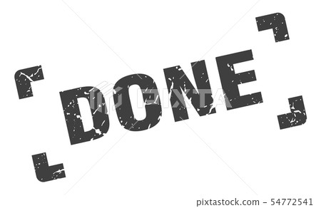 done stamp. done square grunge sign. done - Stock Illustration ...