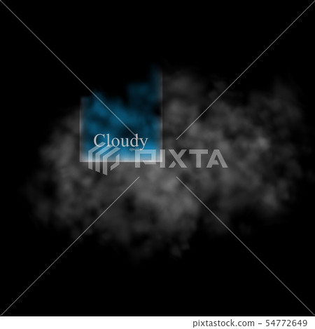 Cloudy design element. Vector abstract... - Stock Illustration ...