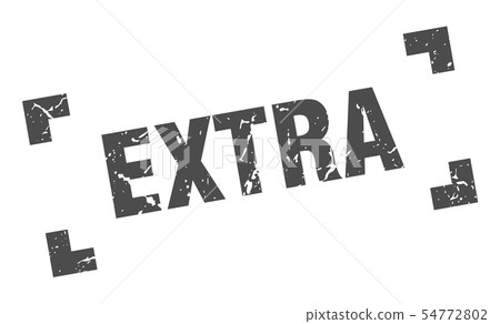 extra stamp. extra square grunge sign. extra - Stock Illustration ...