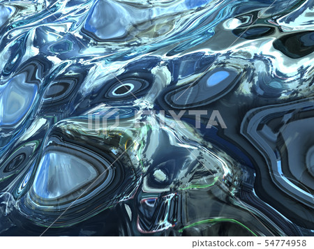 CG 3D illustration 3D design background liquid... - Stock Illustration ...
