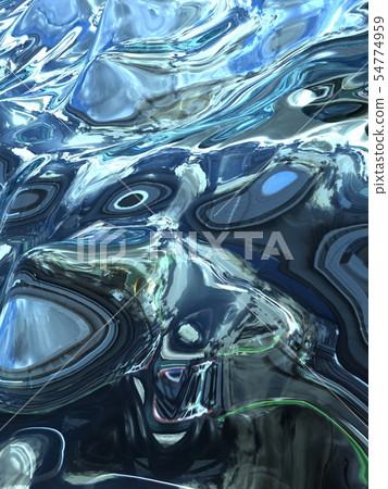 CG 3D illustration 3D design background liquid... - Stock Illustration ...
