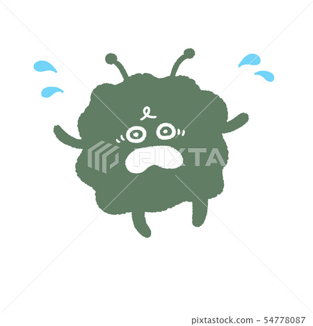 Funky mold hand drawn style illustration - Stock Illustration [54778087 ...
