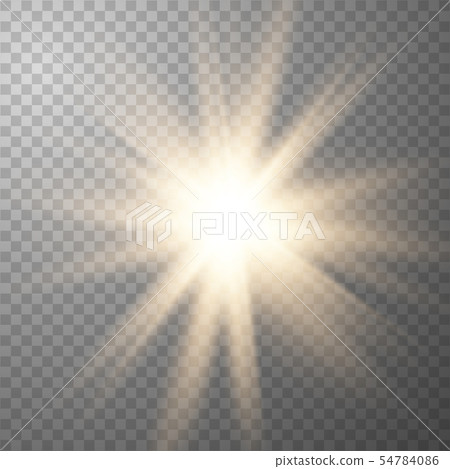 Yellow glowing light - Stock Illustration [54784086] - PIXTA