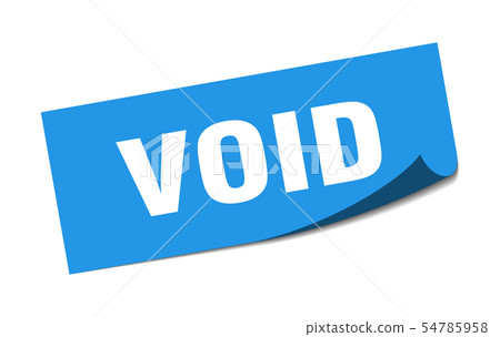 void sticker. void square isolated sign. void - Stock Illustration ...