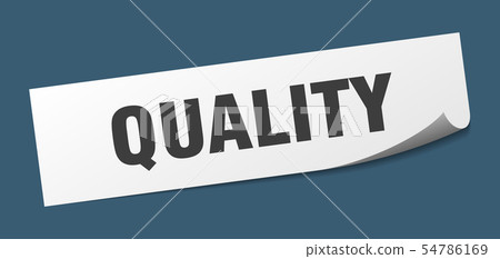 quality sticker. quality square isolated sign. - Stock Illustration ...