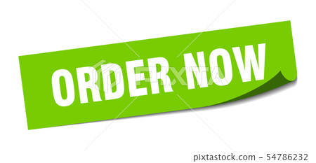 order now sticker. order now square isolated sign. - Stock Illustration ...