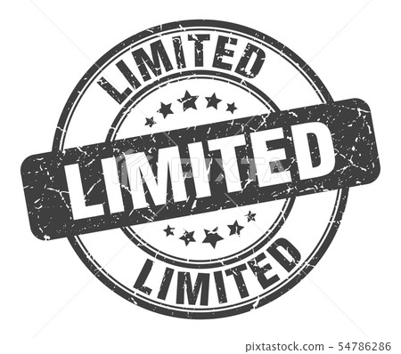 limited stamp. limited round grunge sign. limited - Stock Illustration ...