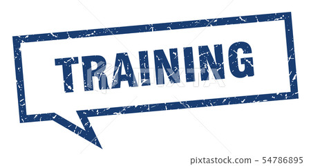 training sign. training square speech bubble.-插圖素材 [54786895] - PIXTA圖庫