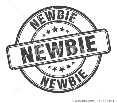 newbie stamp. newbie round grunge sign. newbie - Stock Illustration ...