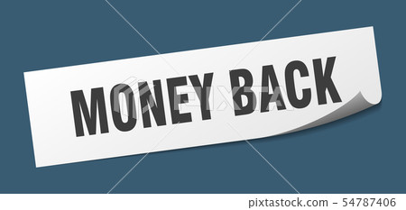 money back sticker. money back square isolated - Stock Illustration ...