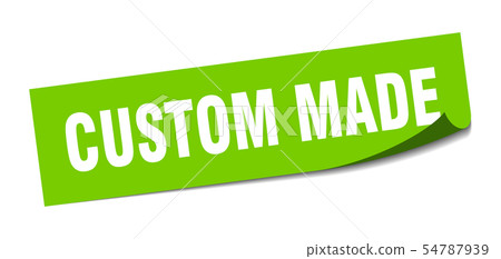 custom made sticker. custom made square isolated - Stock Illustration [54787939] - PIXTA