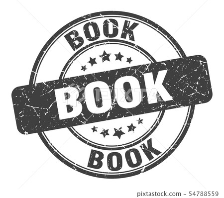 book stamp. book round grunge sign. book - Stock Illustration [54788559 ...