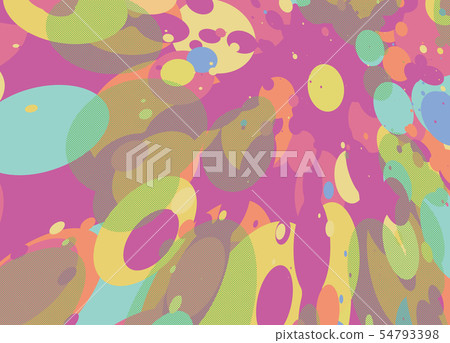 Background graphic overflow image - Stock Illustration [54793398] - PIXTA