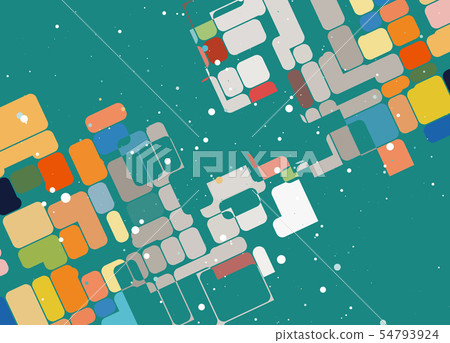 Background digital pattern cube - Stock Illustration [54793924] - PIXTA