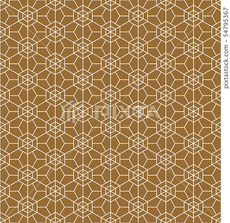 Seamless geometric pattern based on Japanese - Stock Illustration ...