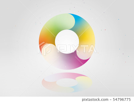 Background material concept image circle - Stock Illustration [54796775 ...