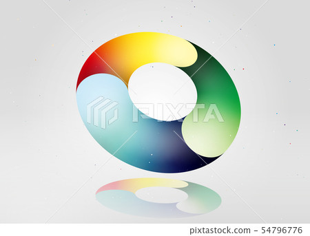 Background material concept image circle - Stock Illustration [54796776 ...