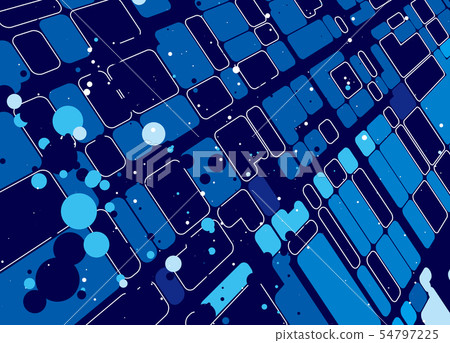 Background digital pattern shapes - Stock Illustration [54797225] - PIXTA