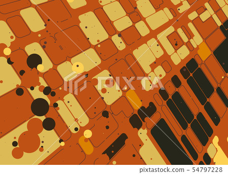 Background digital pattern shapes - Stock Illustration [54797228] - PIXTA