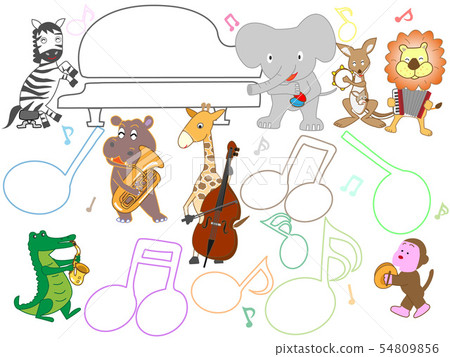 Animal concert - Stock Illustration [54809856] - PIXTA