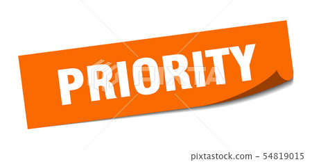 priority sticker. priority square isolated sign. - Stock Illustration ...
