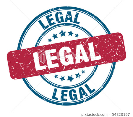legal stamp. legal round grunge sign. legal - Stock Illustration ...