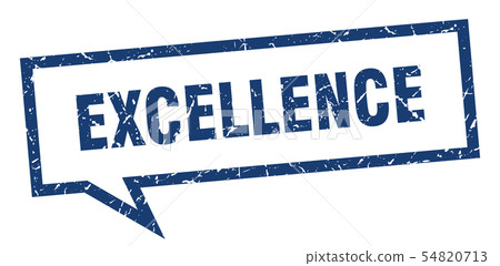 excellence sign. excellence square speech bubble. - Stock Illustration ...