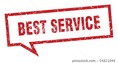 best service sign. best service square speech-插圖素材 [54821044] - PIXTA圖庫