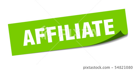affiliate sticker. affiliate square isolated sign. - Stock Illustration ...