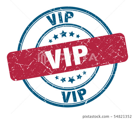 vip stamp. vip round grunge sign. vip - Stock Illustration [54821352 ...