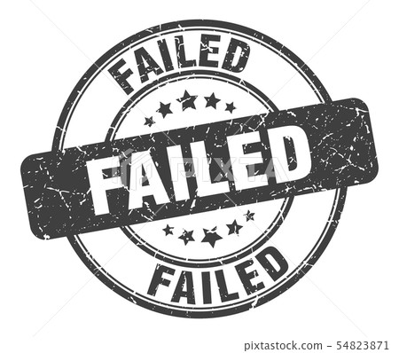 failed stamp. failed round grunge sign. failed - Stock Illustration ...