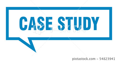 case study sign. case study square speech bubble. - Stock Illustration ...