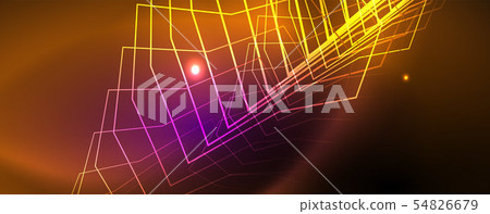 Shiny glowing design background, neon style... - Stock Illustration ...