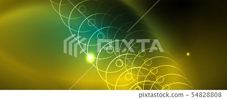 Shiny glowing design background, neon style... - Stock Illustration ...