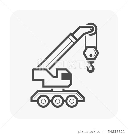 mobile crane icon-插圖素材 [54832821] - PIXTA圖庫