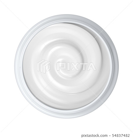cream in open pot - Stock Illustration [54837482] - PIXTA