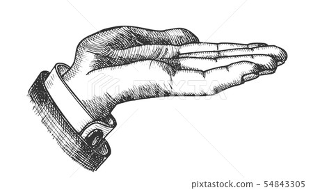 Left Hand Gestures Drawing