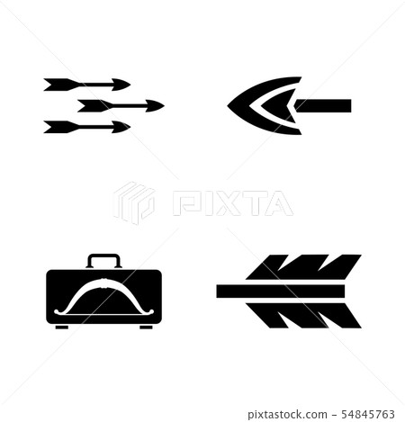 Arrows. Simple Related Vector Icons - Stock Illustration [54845763] - PIXTA