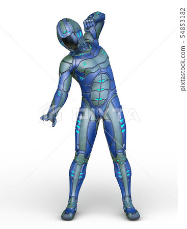 Cyber man - Stock Illustration [54853182] - PIXTA