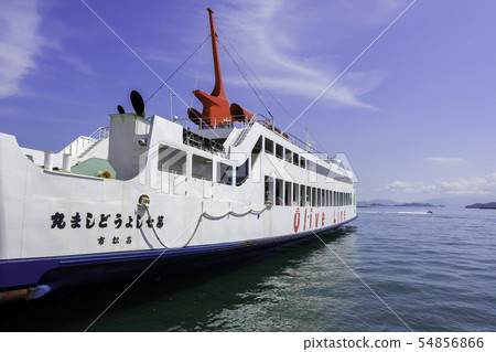 Shozushima Ferry Olive Line Takamatsu Port... - Stock Photo [54856866 ...