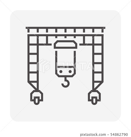 gantry crane icon - Stock Illustration [54862790] - PIXTA
