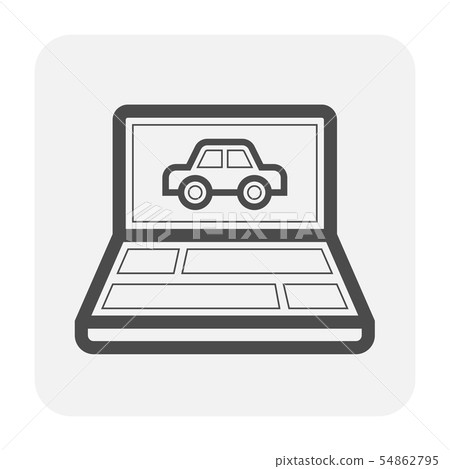 car test icon - Stock Illustration [54862795] - PIXTA