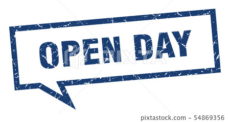 open day sign. open day square speech bubble. open - Stock Illustration ...
