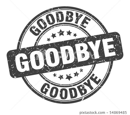 goodbye stamp. goodbye round grunge sign. goodbye - Stock Illustration ...