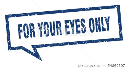 for your eyes only sign. for your eyes only square - Stock Illustration ...