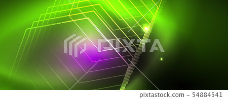 Shiny glowing design background, neon style... - Stock Illustration ...