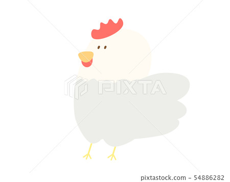 Flappy chicken - Stock Illustration [54886282] - PIXTA