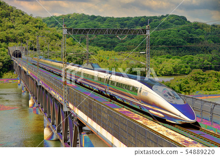 Shinkansen kodama 500 series image - Stock Illustration [54889220] - PIXTA